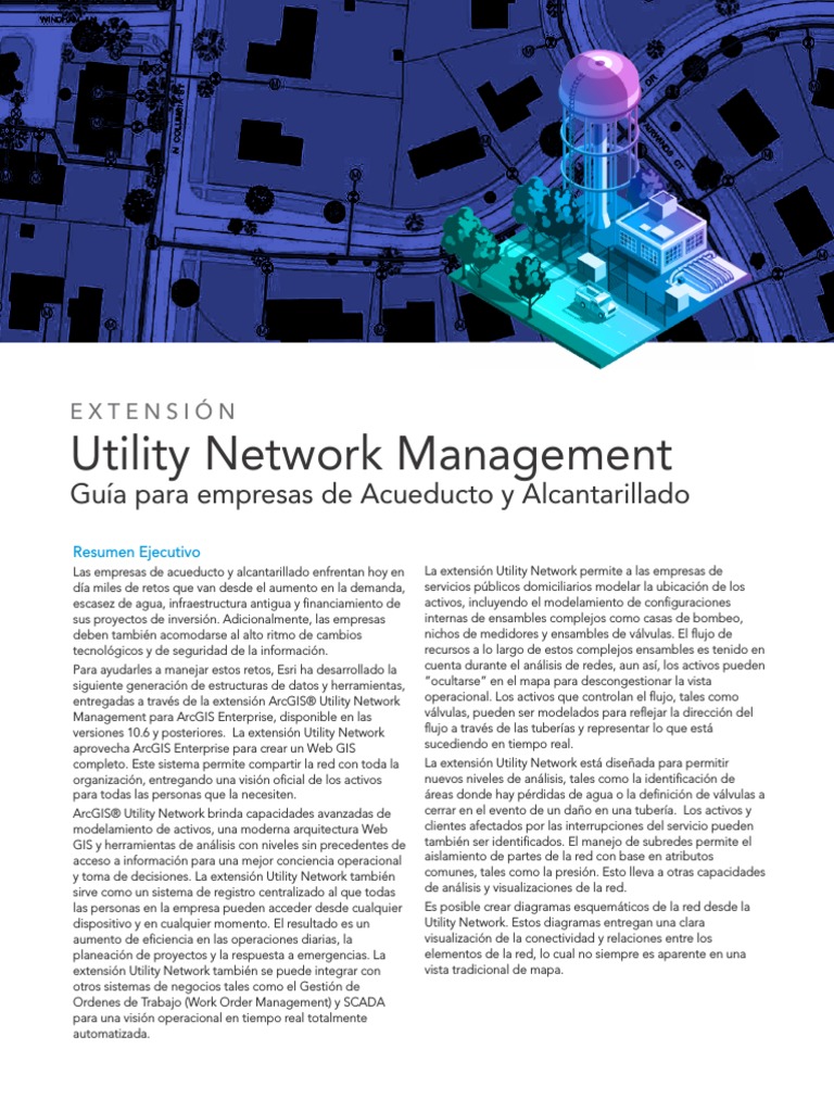 Utility Network Management For Water PDF | Descargar gratis PDF ...