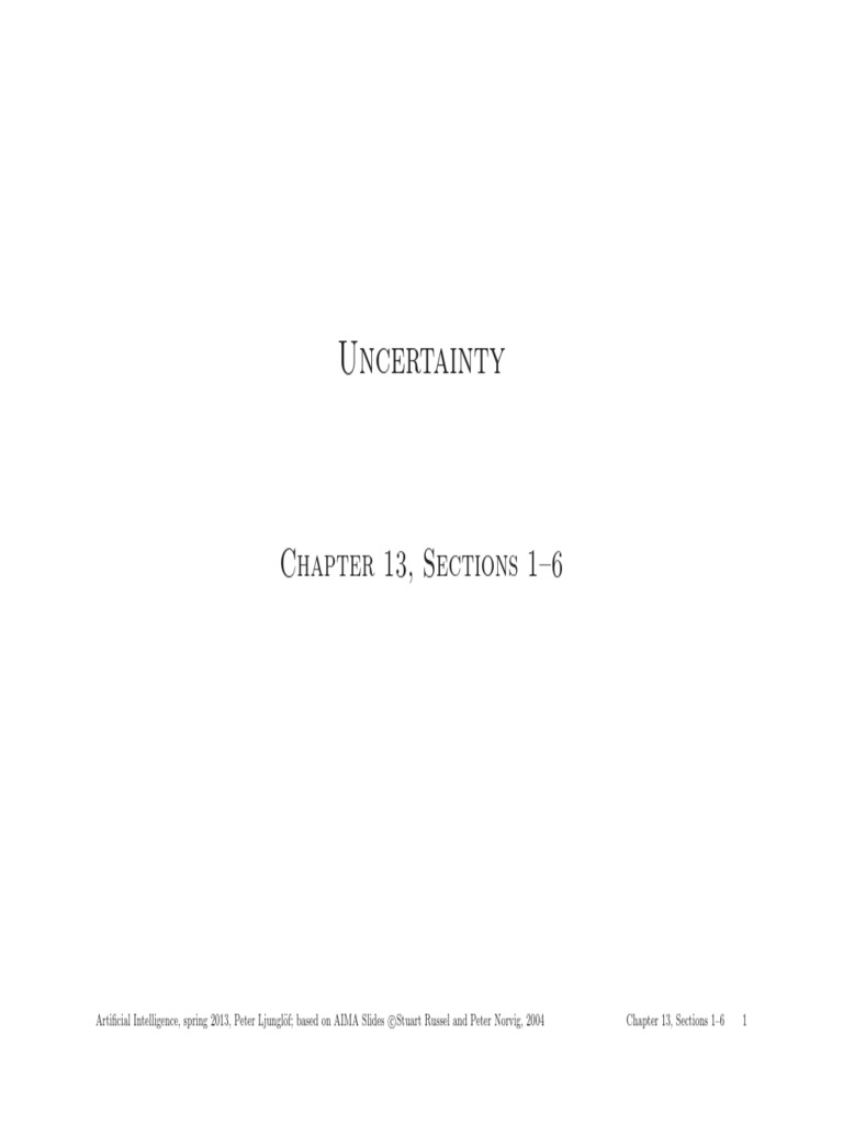 Uncertainty and Probability in Decision Making | PDF | Random Variable | Probability