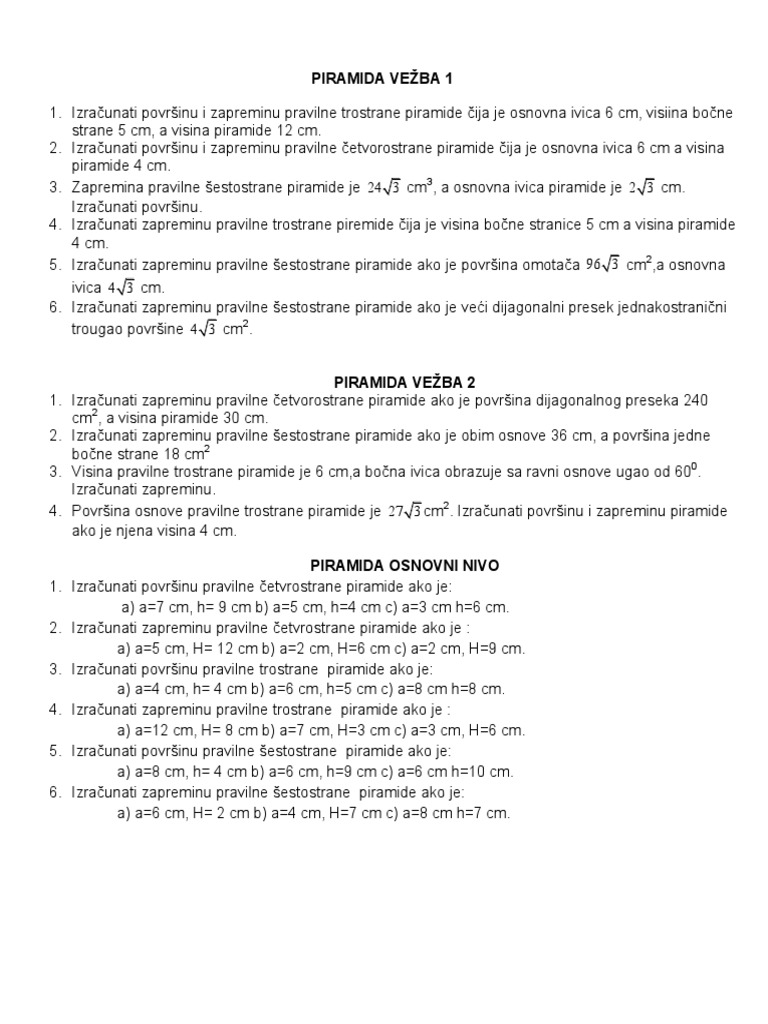 Piramida v1 PDF | PDF