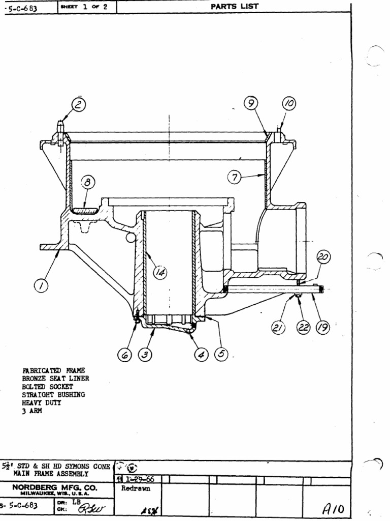 Symons Cone Parts | PDF