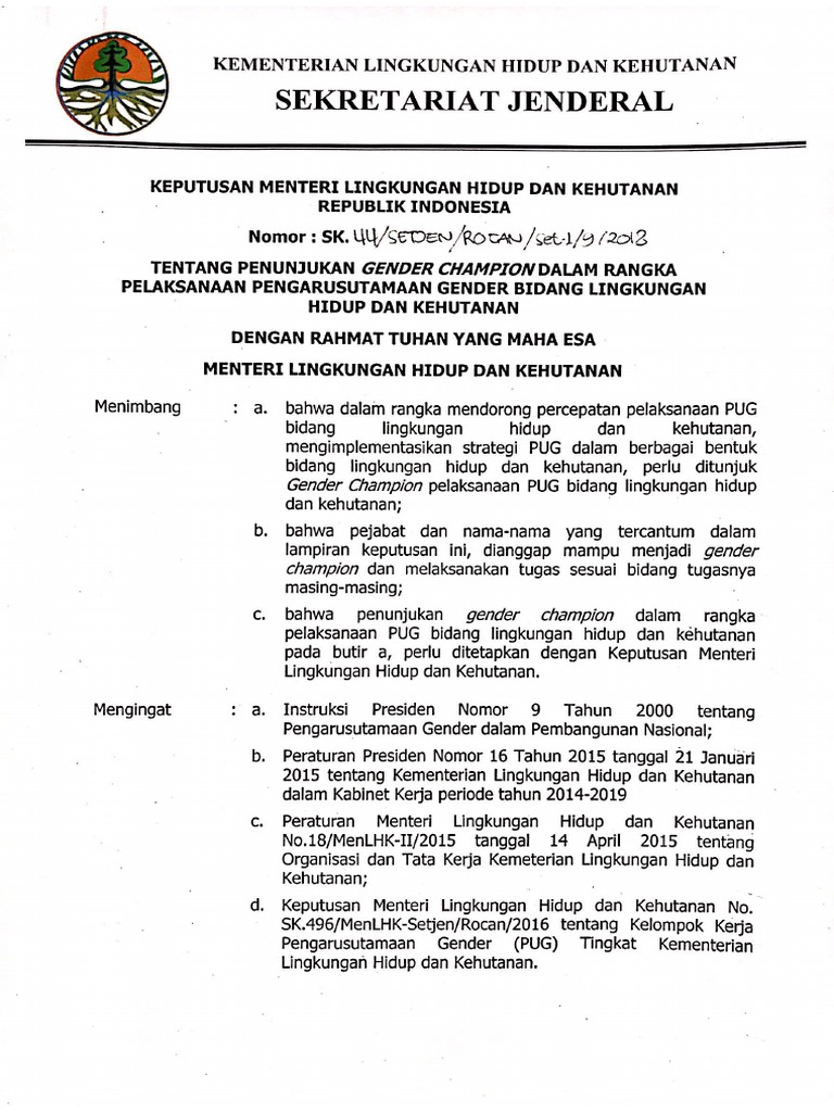 SK Gender Champion 2018 | PDF