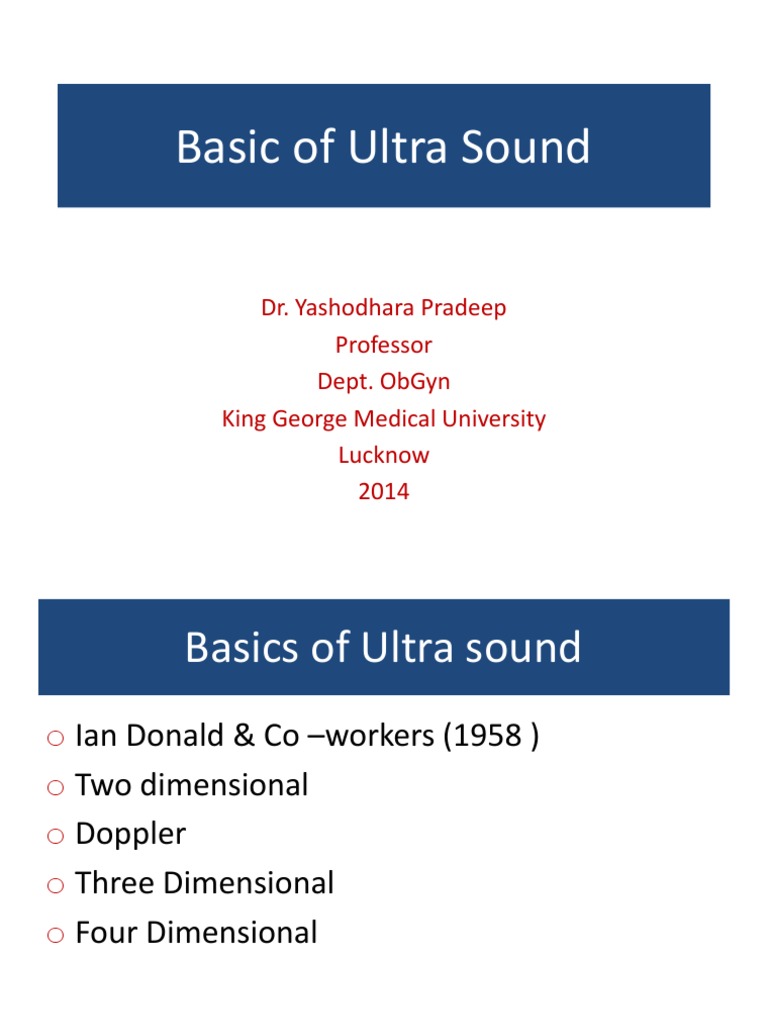 Basics of Ultrasound | PDF | Fetus | Medical Ultrasound