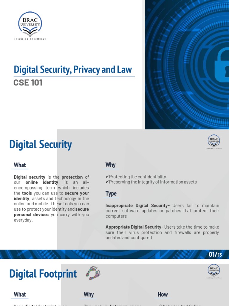 CSE101 Chapter 4 Digital Security Privacy and Law 1 | PDF | Malware | Cybercrime