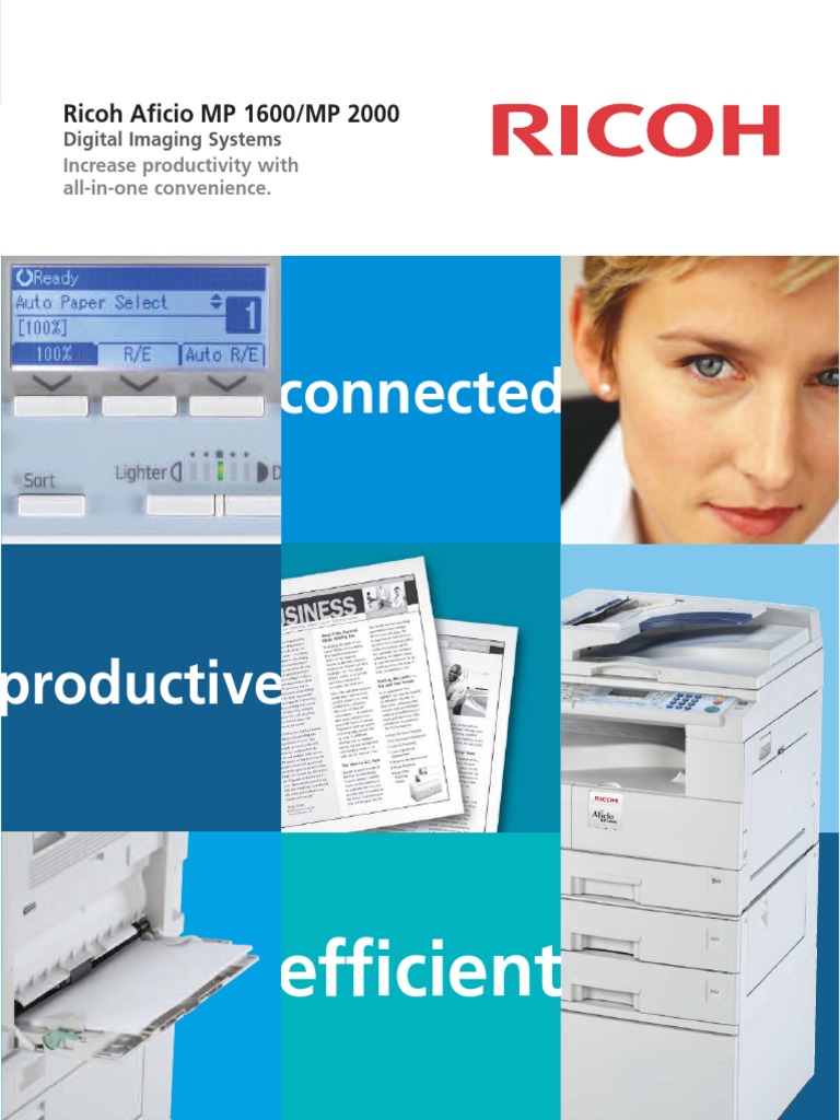 Ricoh Aficio MP 2000 | PDF | Fax | Image Scanner