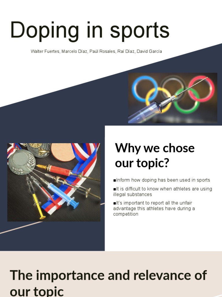 Doping in Sports: Walter Fuertes, Marcelo Díaz, Paúl Rosales, Raí Díaz ...