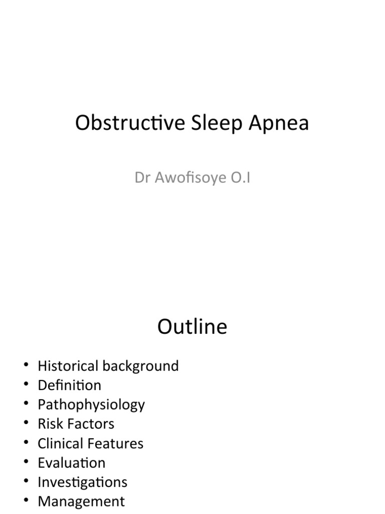 A Comprehensive Overview of Obstructive Sleep Apnea: From Historical ...