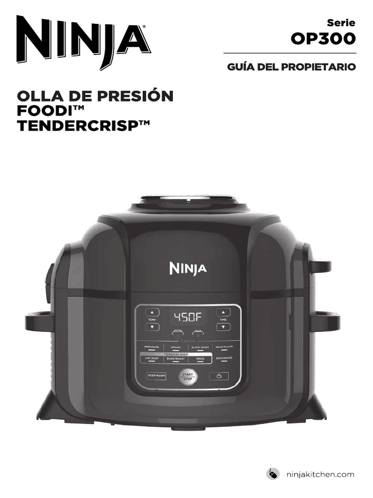 Manual de Instrucciones - Ninja Foodi | PDF