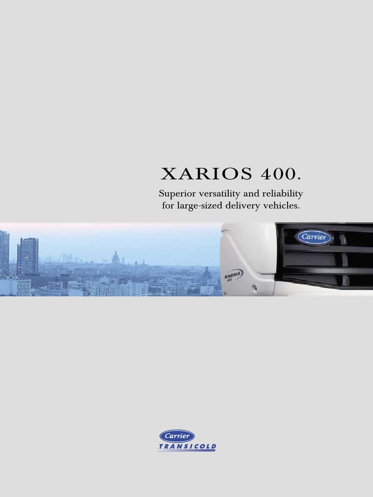 XARIOS 400.: Superior Versatility and Reliability For Large-Sized ...