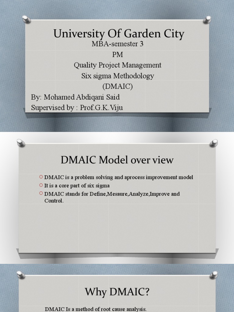 Presentation DMAIC | PDF | Art