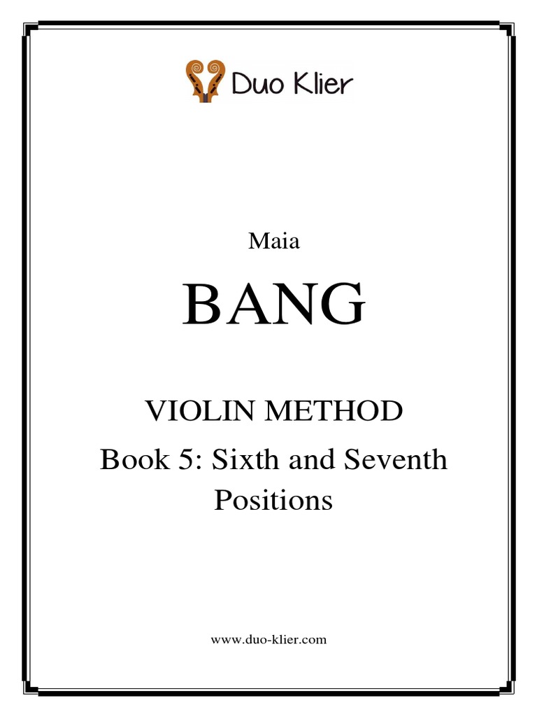 Sixth Position Violin Techniques | PDF | Wellness