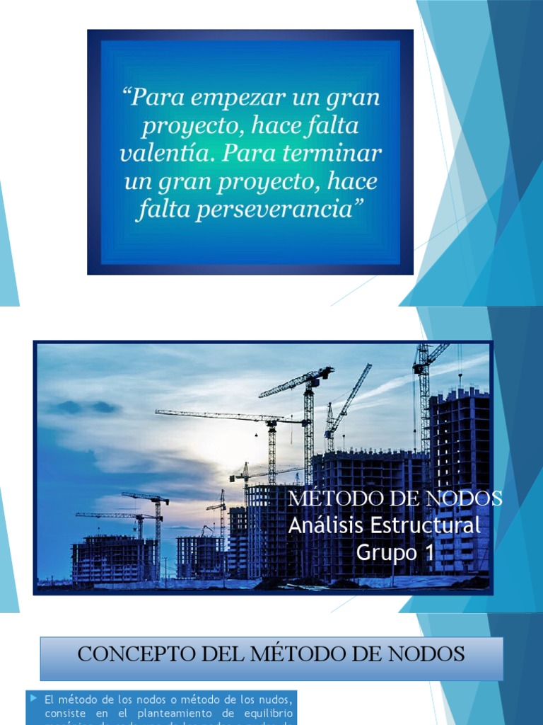 Metodo de Nodos 1 | PDF | Braguero | Análisis estructural