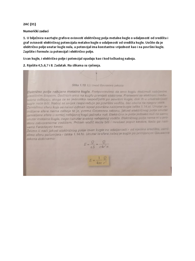 2 Elektrostatika | PDF