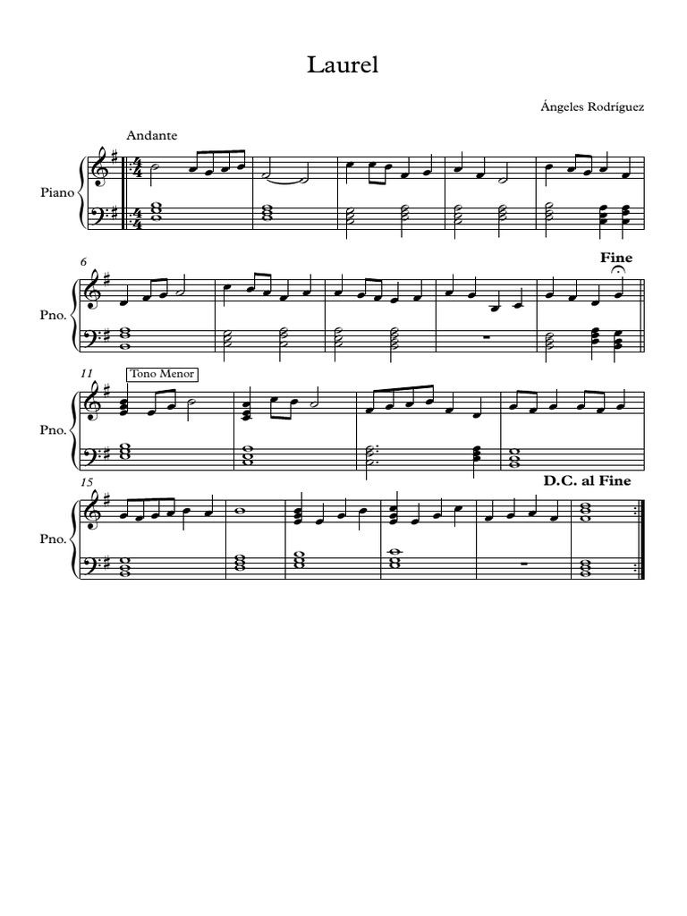 Laurel - Partitura Completa | PDF