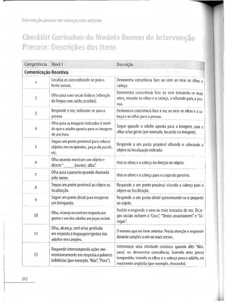 Checklist Denver ESDM descrição | PDF