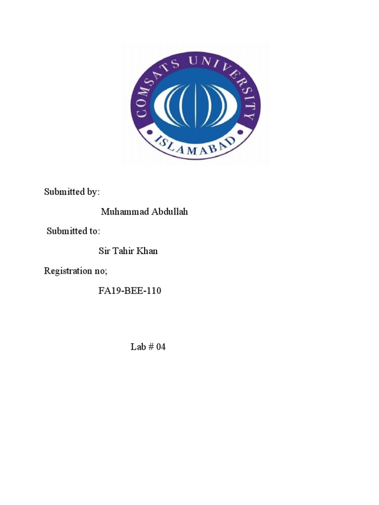 Electronic 1 Lab 4 P | PDF | Electrical Network | Rectifier