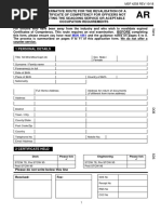 AMSA CoC Form 426 - MasterLt24 | PDF