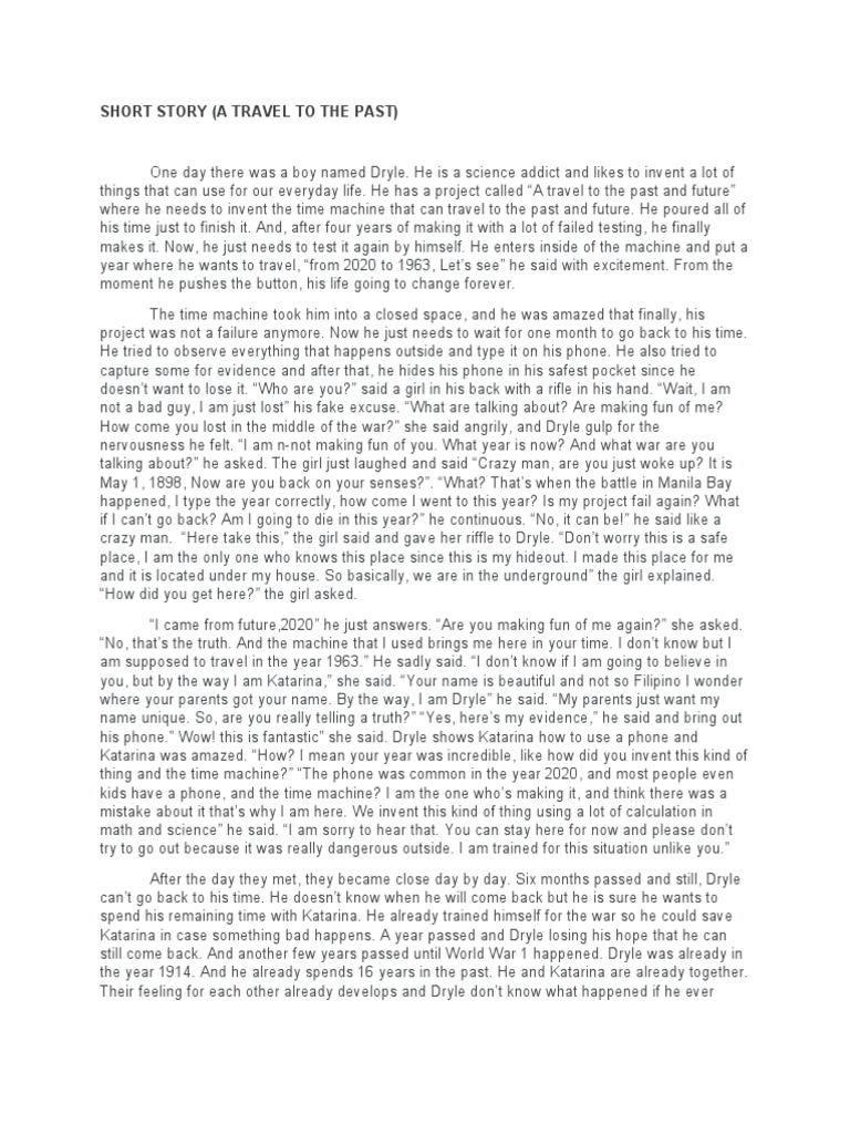 Time Travel Love Story: Dryle's Journey | PDF | Mystery, Thriller ...