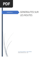 Mini Projet Routier FINAL | PDF | Profil (aérodynamique) | Route