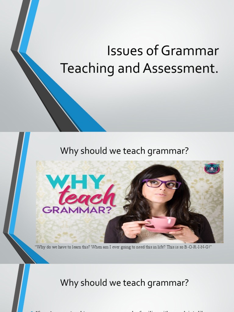 Challenges in Grammar Teaching Methods | PDF | Learning Styles | Part ...