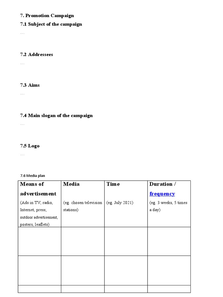7 Promotion Campaign - Handout | PDF