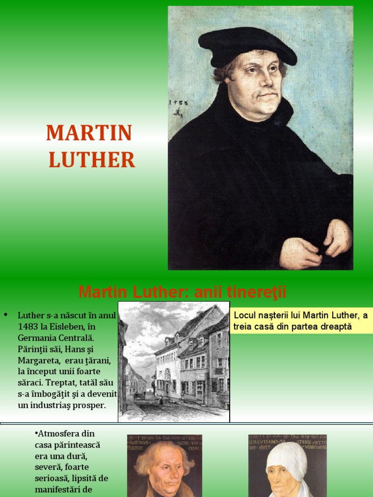 Martin Luther Prezentare Istorie | PDF