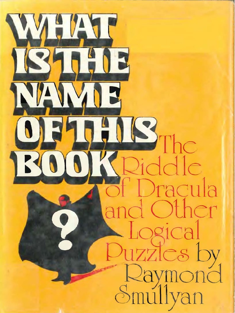 What Is The Name of This Book PDF | PDF