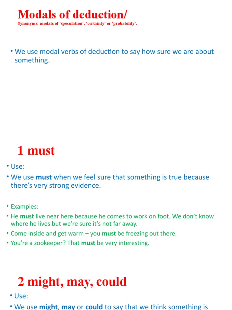 Modals of Deduction Guide | PDF | Self-Improvement