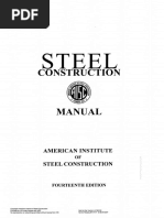 AISC Steel Construction Manual 14th Edition | PDF