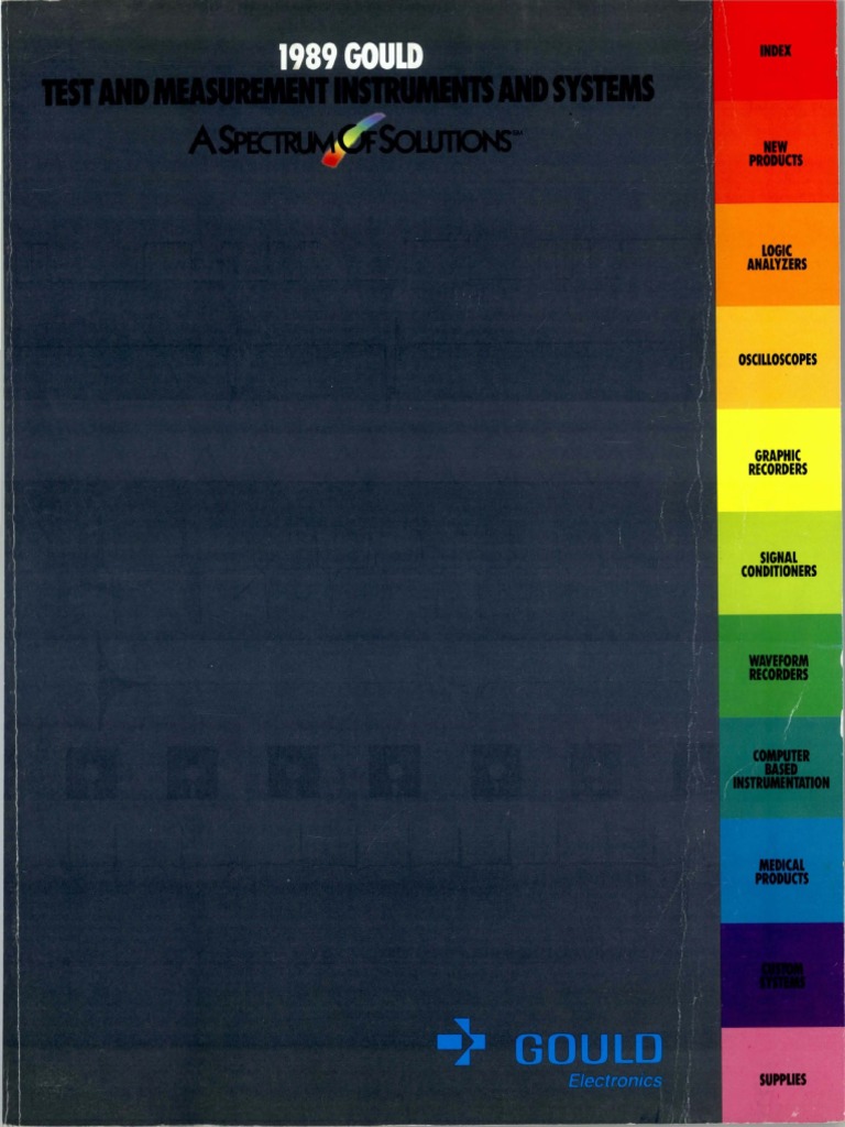 1989 Gould Test and Measurements Instruments and Systems PDF | PDF ...