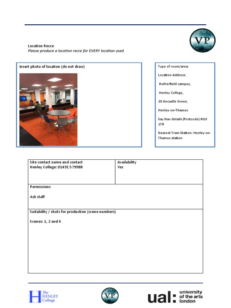 Location Recce | PDF