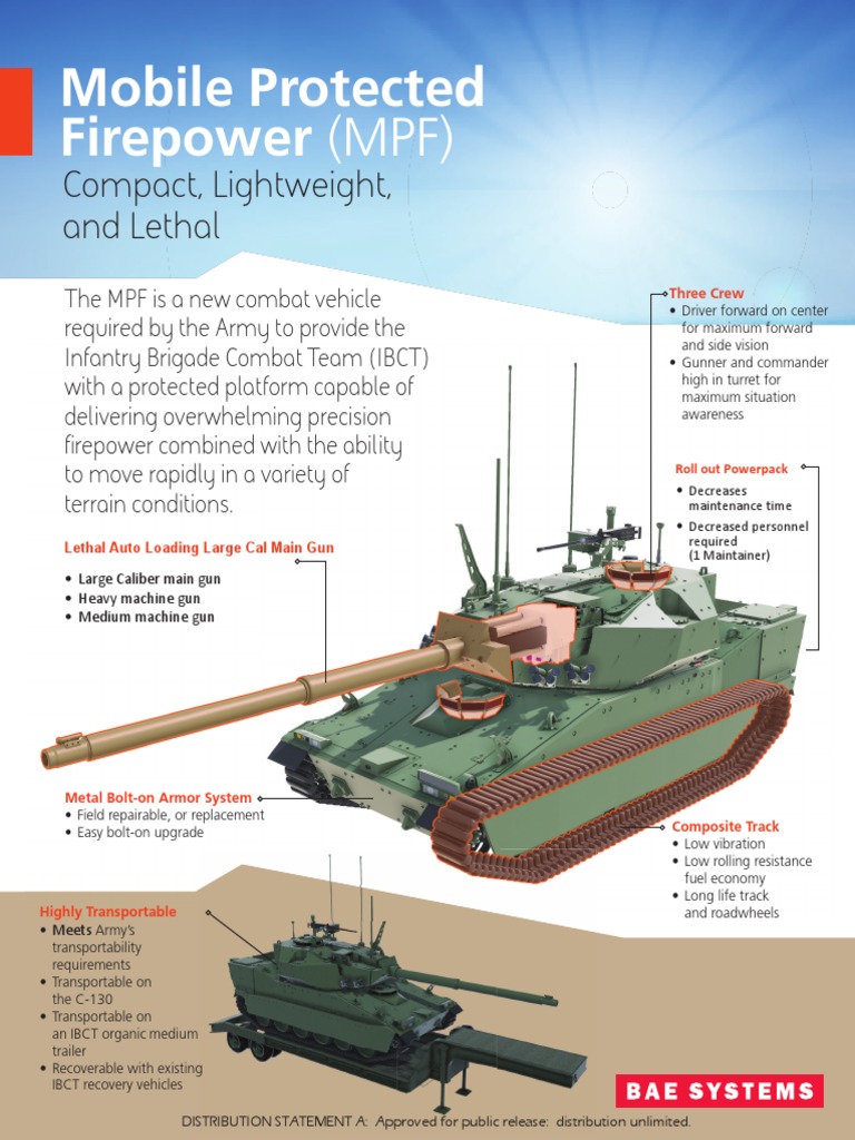 Mobile Protected Firepower Overview | PDF | Tracked Armoured Fighting ...