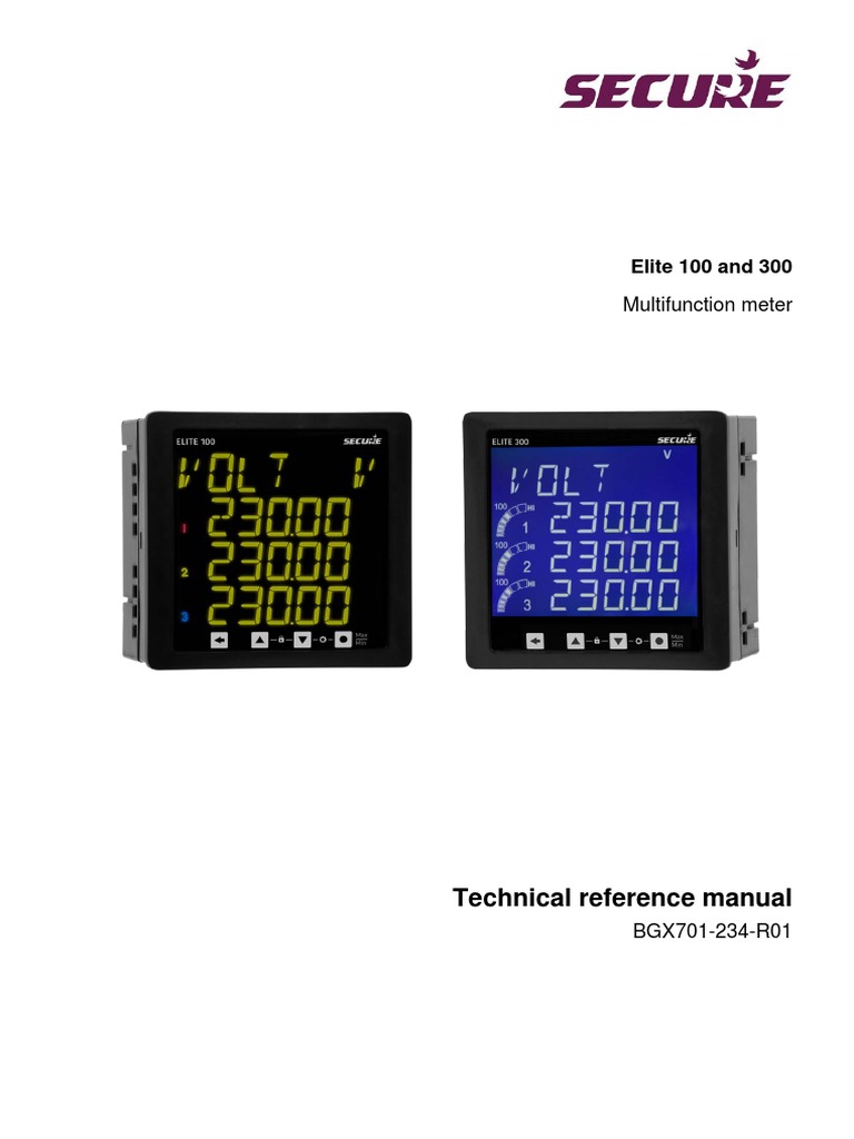 Elite 100 & 300 - Technical Reference Manual - (Secure) - BGX701-234 ...