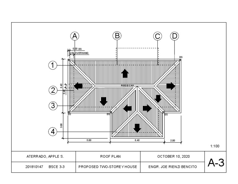 A3 Roof Plan | PDF