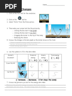 PhET Roller Coaster Physics Investigation | PDF | Friction | Force