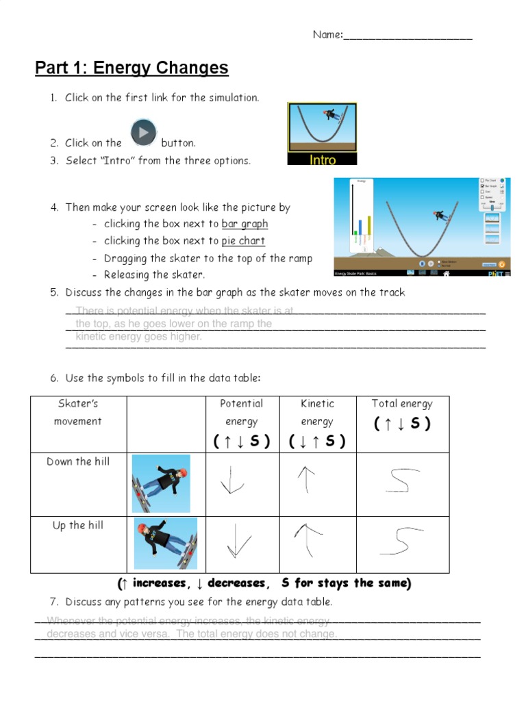 Edited - Energy Skatepark Simulation | PDF | Friction | Mechanical ...