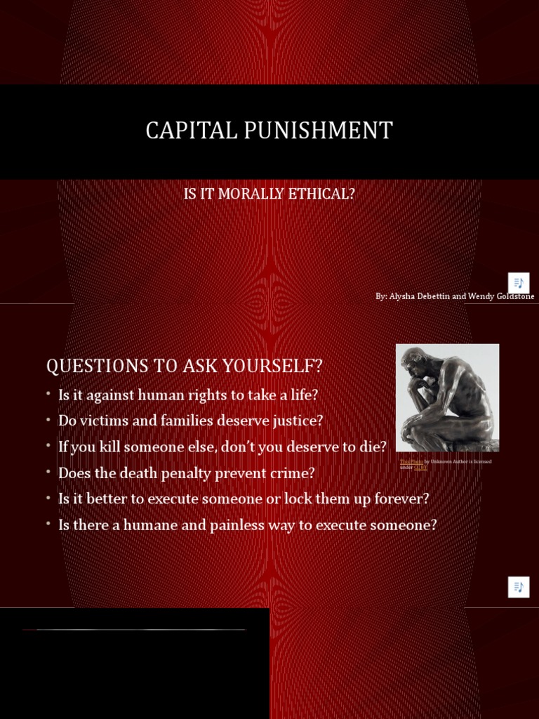 Capital Punishment Complete Presentation | Download Free PDF | Capital ...
