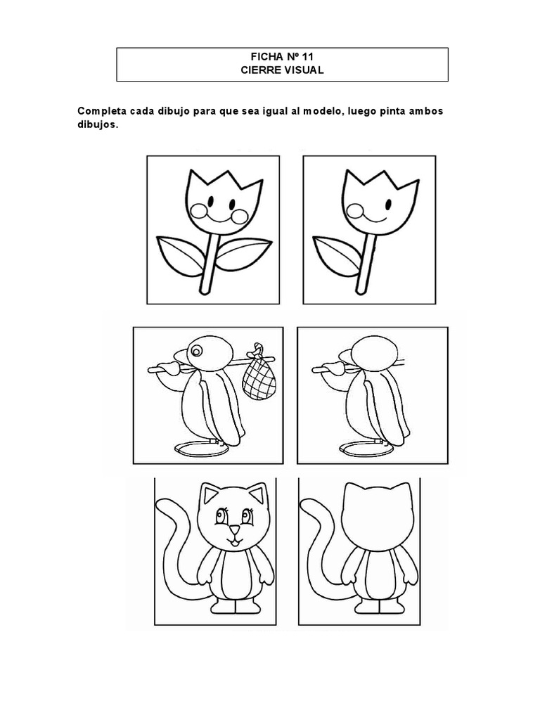 Ficha de Cierre Visual | PDF