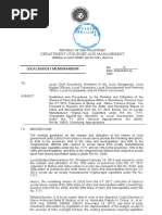 Local Budget Memorandum No 88 | PDF