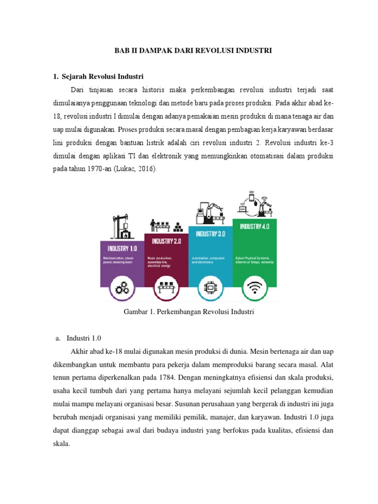 Dampak Revolusi Industri 4.0 | PDF