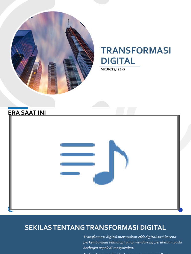 Pengantar - Transformasi Digital | PDF