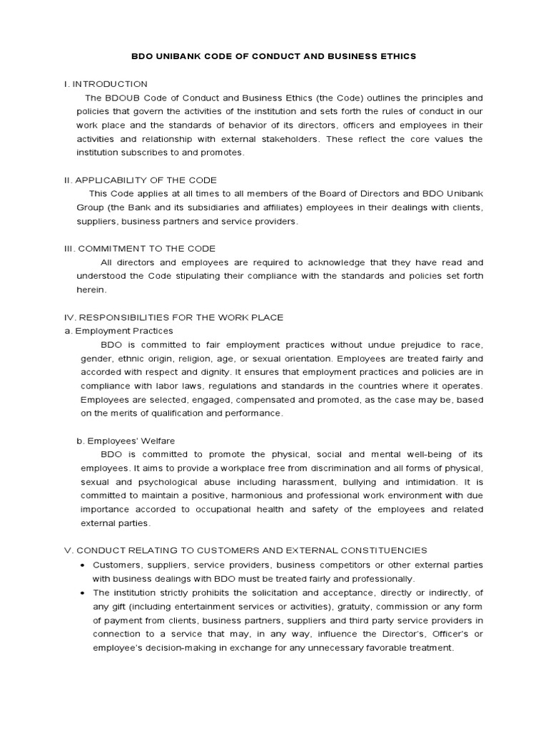 BDO CSR and CoE | PDF | Regulatory Compliance | Leadership In Energy ...