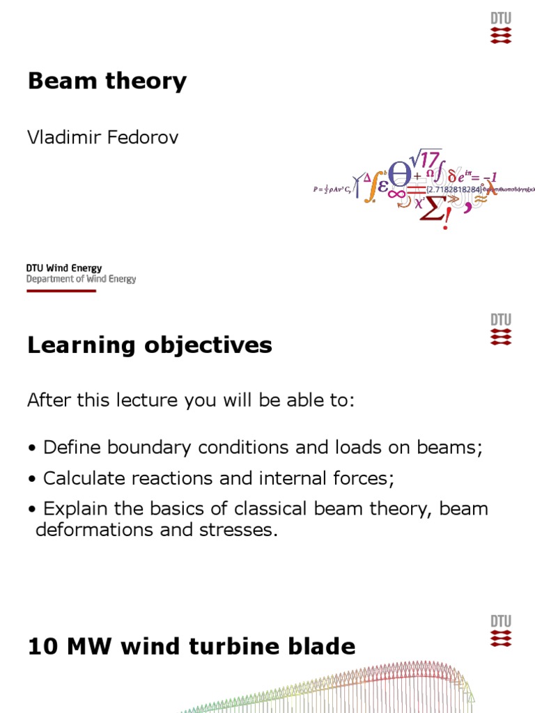 2 Beam Theory PDF | Download Free PDF | Bending | Beam (Structure)