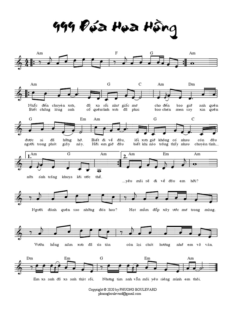 999 Doa Hoa Hong | PDF