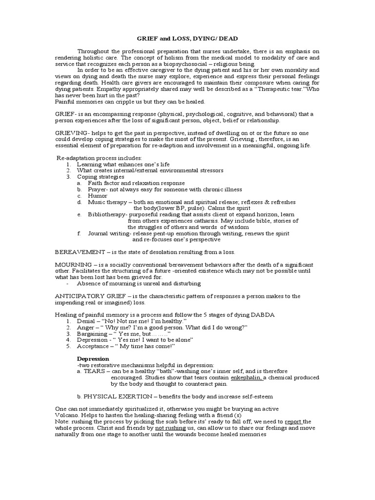 Models of Grief: A Comprehensive Review of Frameworks for Understanding ...