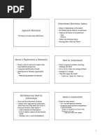 Atkinson's Achievement Motivation Theory | PDF | Motivation | Motivational