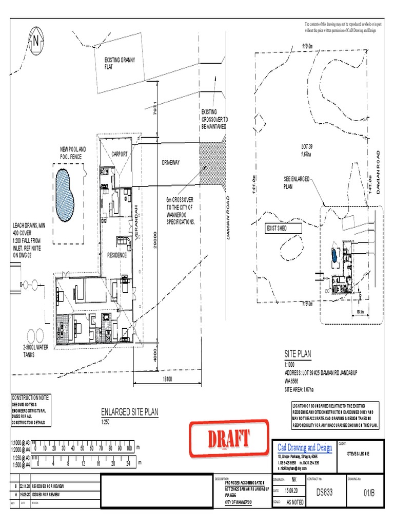 Site Plan: Cad Drawing and Design | PDF | Queensland Heritage Register ...