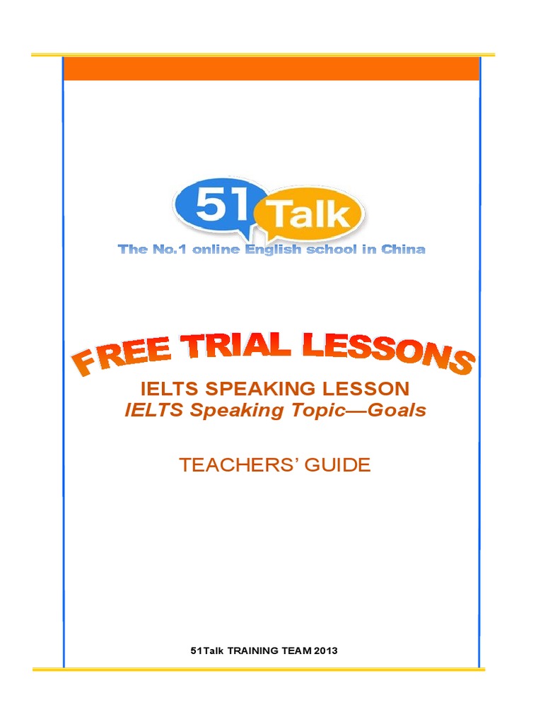 Ielts Speaking Lesson | PDF | International English Language Testing ...
