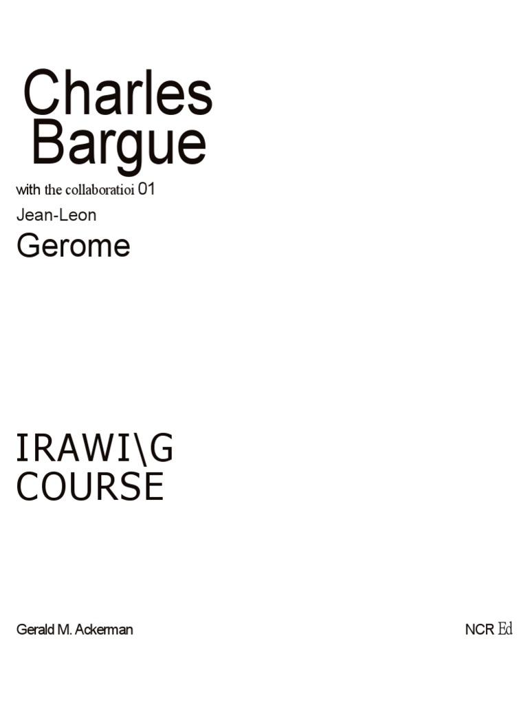001 - C. Bargue - Drawing Course-1-20 | PDF | Figure Drawing | Realism ...