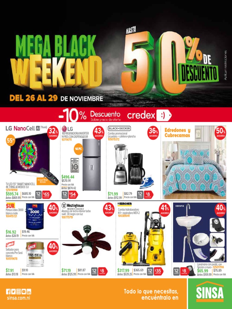 Catalogo Megablackweekend 2020 1 | PDF | Bienes de consumo | Herramientas