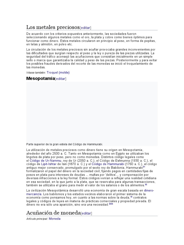 Metales | PDF | Monedas | Mesopotamia